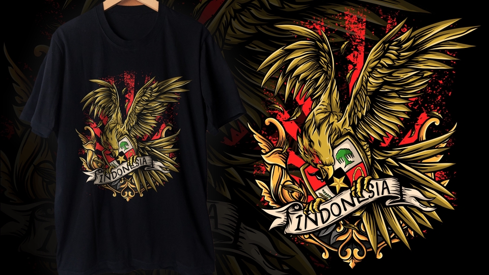 DESAIN KAOS / T-SHIRT CUSTOM ILLUSTRASI ART WORK