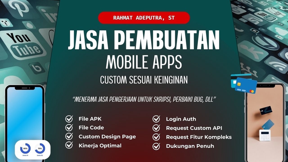 Jasa Pembuatan Mobile Android Aplikasi Dengan Flutter (Custom)
