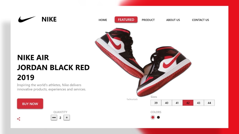 Modern and Simple landing page UI/UX Design (Company Profile or E-Commerce)