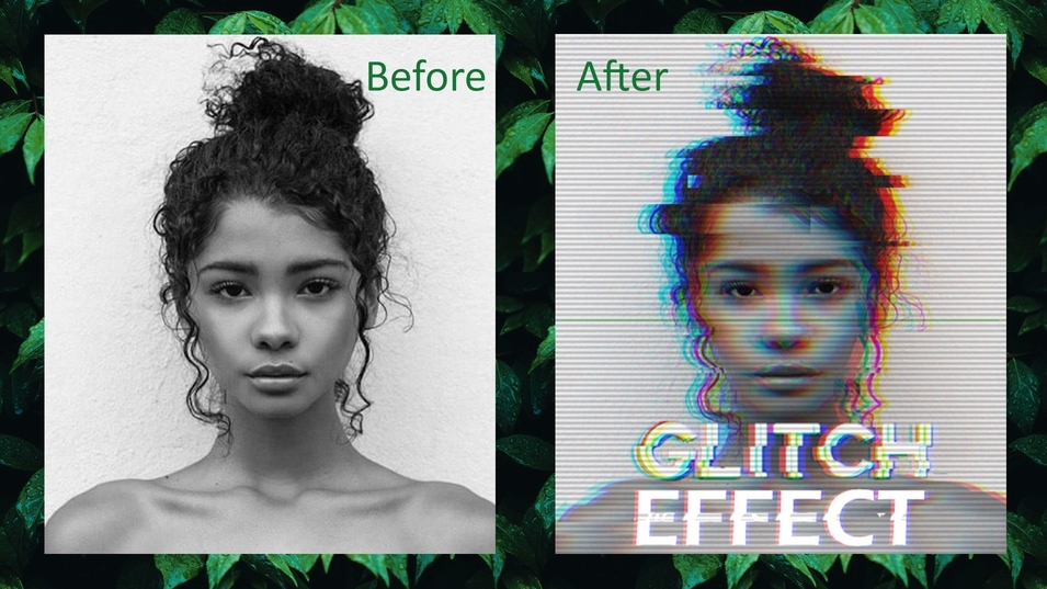 JASA EDIT FOTO EFEK GLITCH PROFESIONAL
