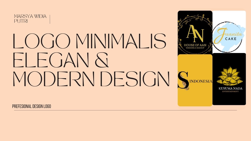 LOGO MINIMALIS ELEGAN & MODERN BRAND