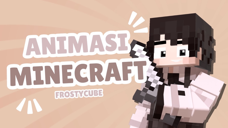 Animasi Minecraft Potrait Khusus Short, Reels dan TikTok