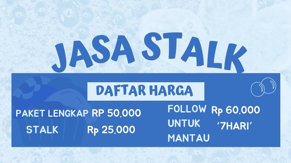 JASA STALK SESEORANG