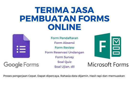 JASA PEMBUATAN FORM/QUIZ