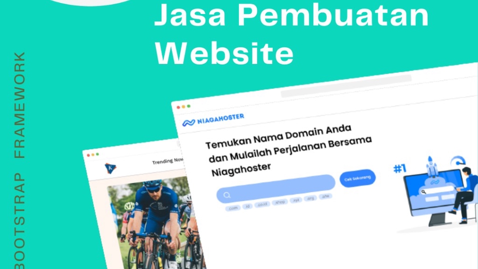 Jasa Pembuatan Website Lengkap Menggunakan PHP Bootstrap dan Framework