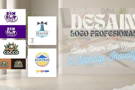 Desain Logo Profesional untuk UMKM Naik Kelas & Startup Inovatif.