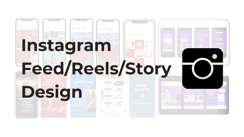 Jasa Pembuatan Design Untuk Instagram Feed/Reels/Story