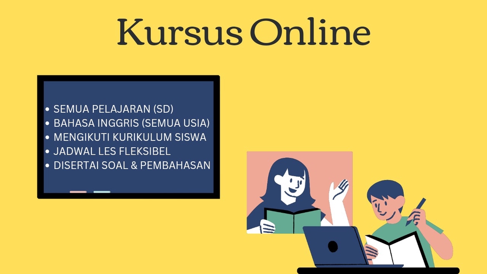 Kursus Private Online Untuk Semua Kalangan