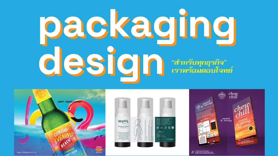 ออกแบบ Packaging ต่างๆได้ตามที่คุณต้องการ