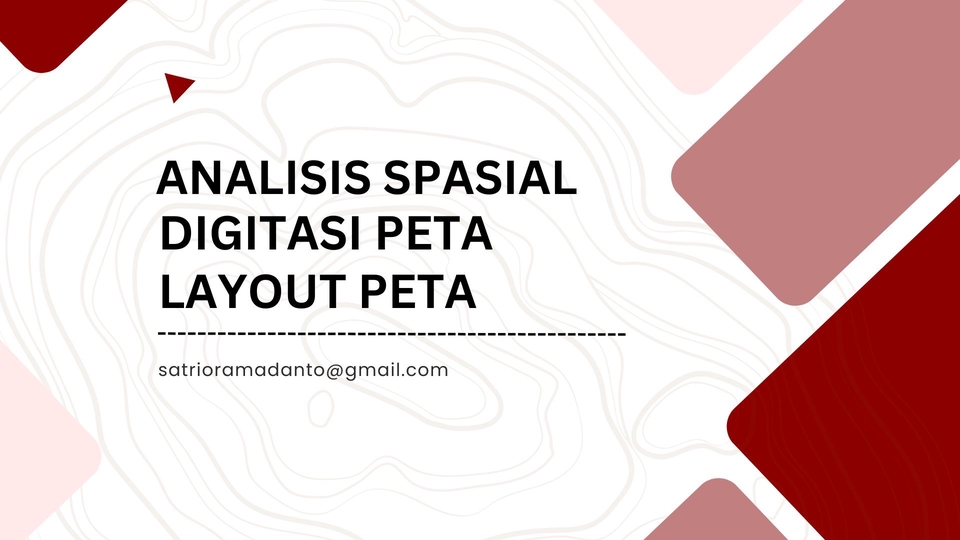 Jasa Layout Peta | Digitasi Peta | Analisis Data Spasial