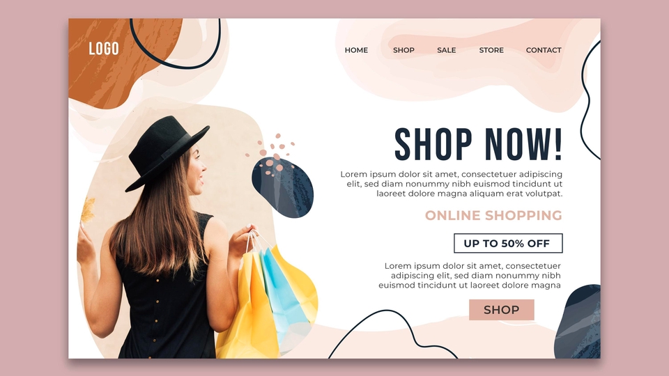 DESIGN BANNER ONLINE SHOP