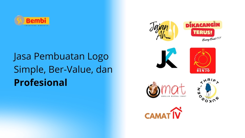 Desain logo usaha startup dan UMKM