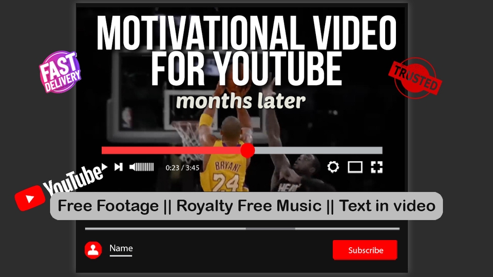 Saya akan membuat video motivasi yang menarik untuk Channel Youtube