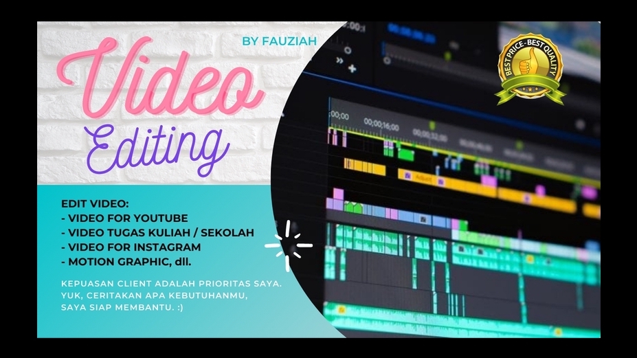 Jasa Edit Video (Short Video, Long Video, Ads Video, Social media ...