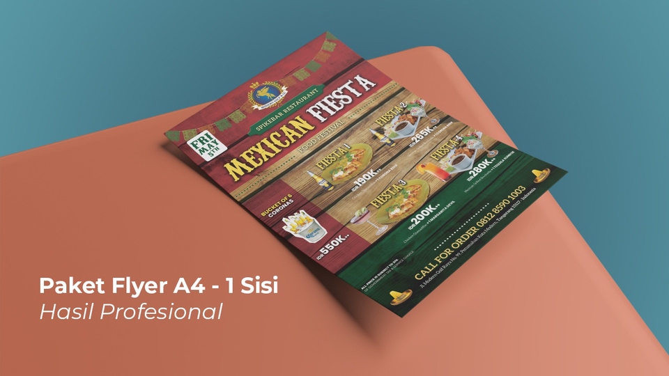 Design Banner, Poster, Flyer, Brosur Profesional 1 Hari Jadi