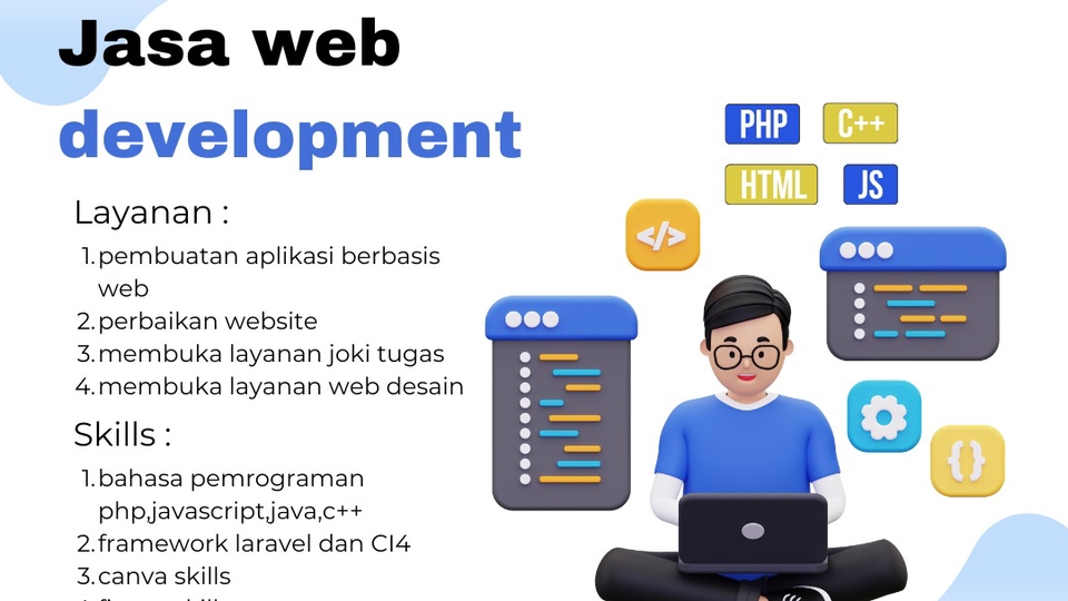 penyedia jasa joki tugas web development