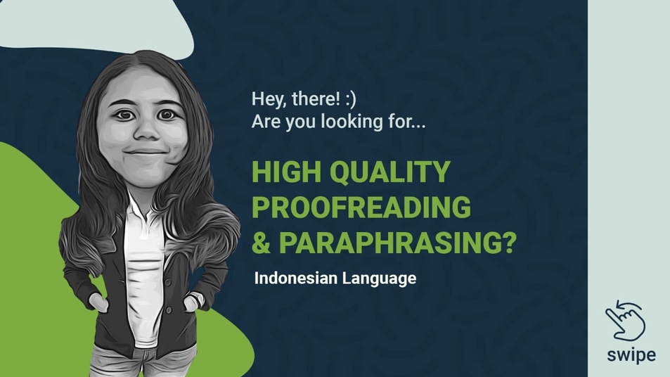 Proofread & Paraphrase [INA] - High Quality