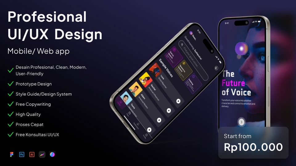 Jasa UI/UX Design Mobile/Dekstop App (Android/IOS)
