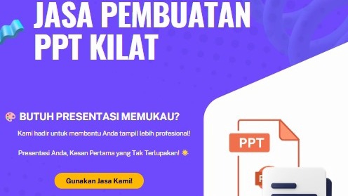 JASA PENYUSUNAN PPT