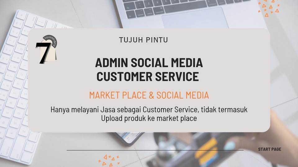 ADMIN CS E-COMMERCE/ SOCIAL MEDIA