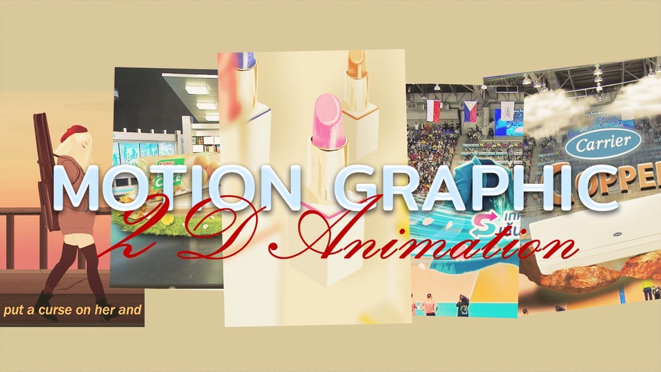 motion Graphic / 2D animation โฆษณาและสื่อทุกประเภท