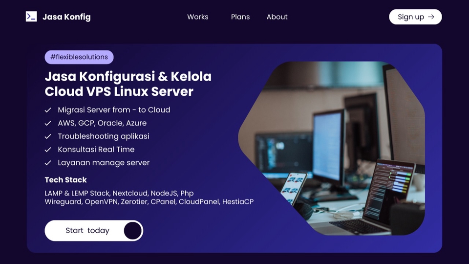 Jasa Konfigurasi Setting VPS Linux Server AWS, GCP, Azure, Oracle