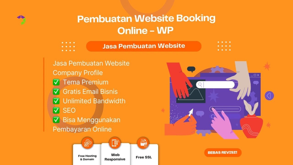 Jasa Pembuatan Website Booking Online - WP