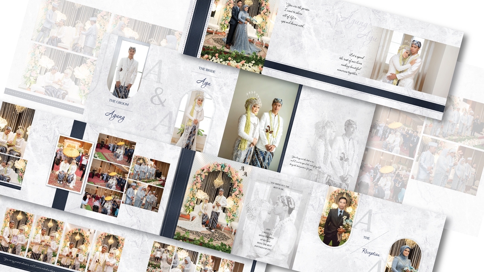Design Album Foto Wedding / Pernikahan / Ulang Tahun (Birthday), dll