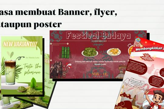 Menyediakan jasa membuat banner dan spanduk untuk perusahaan, acara ...