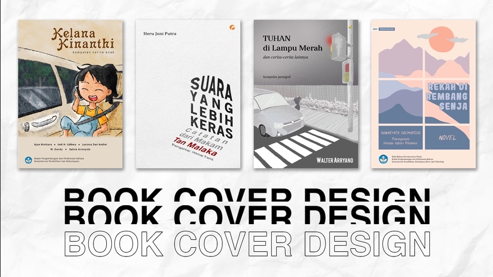 Desain Sampul/Cover Buku/Ebook - Terpercaya, Cepat, dan Berkualitas