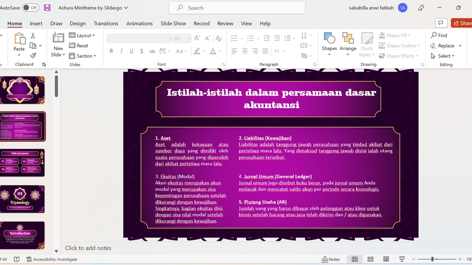 Membuat jasa power point dalam tampilan lucu dan menarik