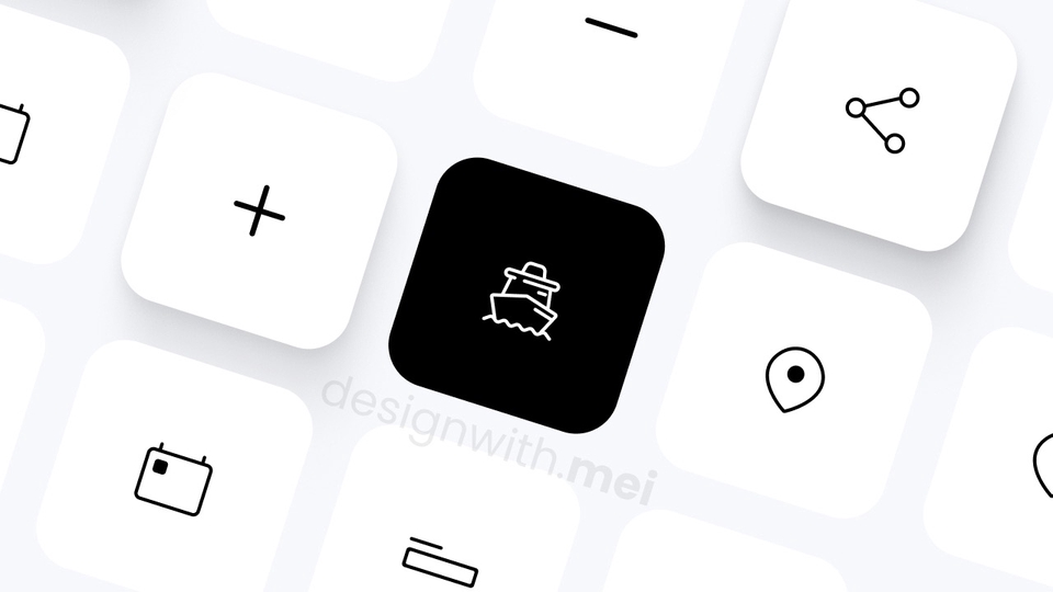 Desain simpel ikon yang mengagumkan untuk bisnis anda