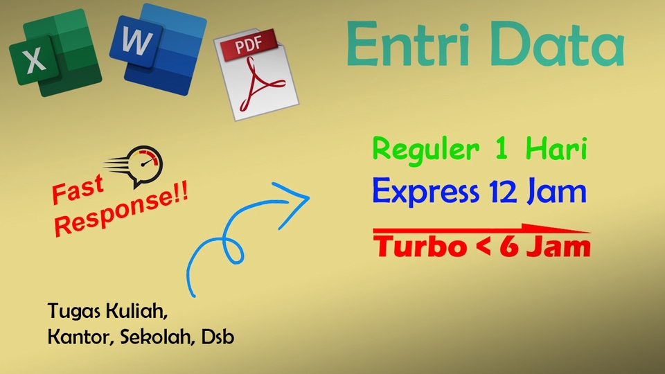 Jasa Entri/Input Data, Merapihkan, dan Pengolahan Data