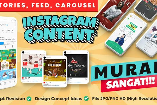 Desain Konten Sosial Media, Katalog/Poster Online Shop