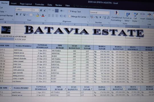 entri data MICROSOFT EXCEL, GOOGLE SHEET)