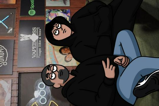 Custom photo cartoon