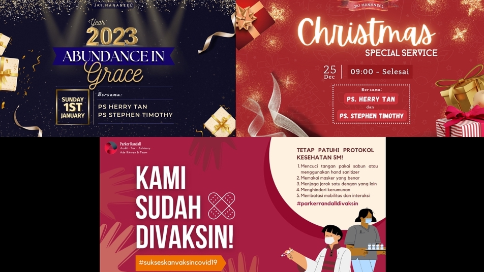 Jasa Desain Banner untuk Acara, Hari Raya & Lainnya (100% High Quality)