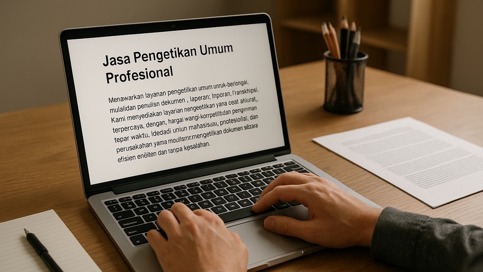 Jasa Pengetikan Cepat & Rapi dari File Gambar, PDF, Microsoft Office