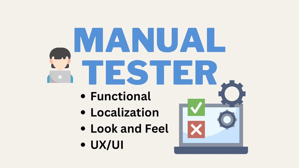 Manual Tester รับเทส Product (web apps/ app / website)