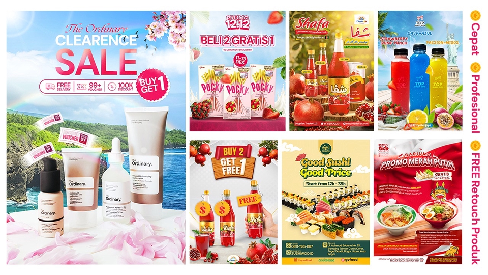 Desain Flyer/Poster Produk, PASTI MURAH DAN CEPAT (HANYA 1 HARI)