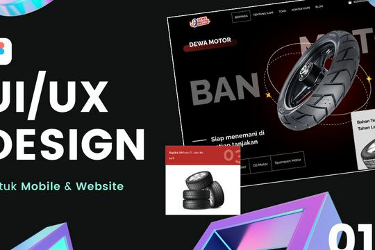 UI/UX Design untuk Website & Mobile | Profesional & Responsive Design