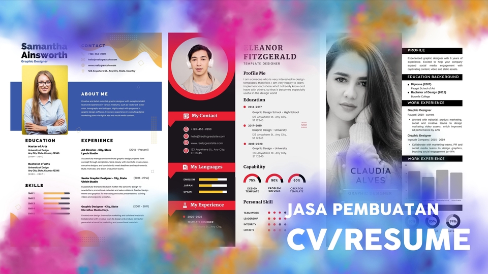 Jasa Pembuatan CV/Resume [1 Hari Jadi]
