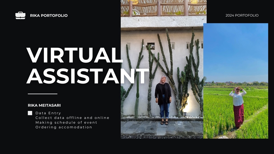 Virtual Assistant Entry data and Collect data