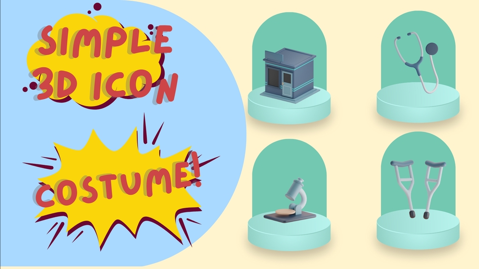 Simple 3D Icon Lowpoly