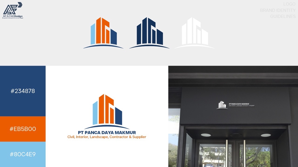 Produk Desain Logo Eksklusif - Art & Feel Design