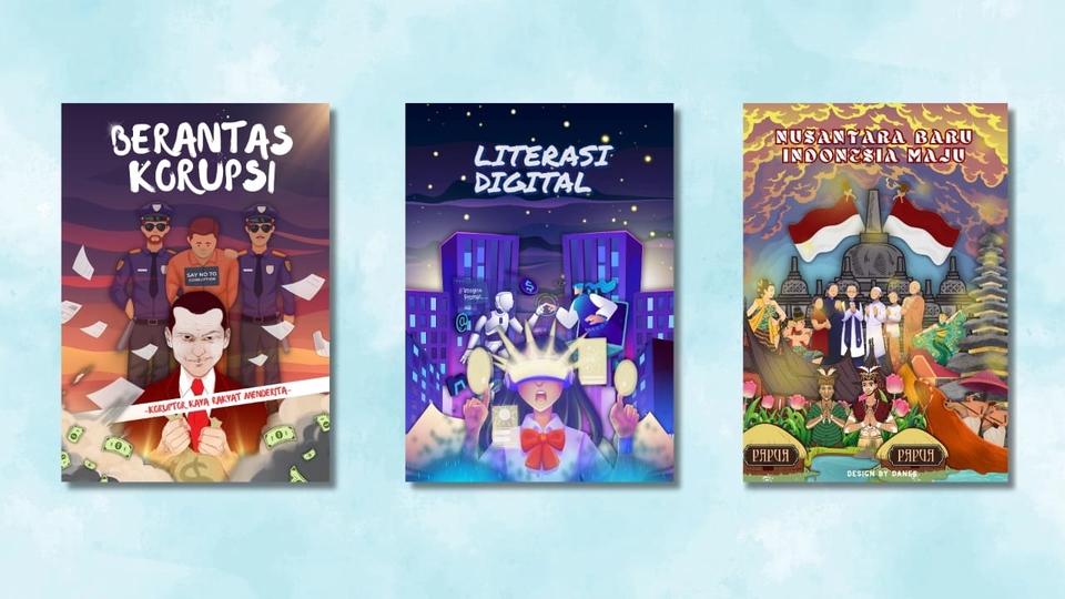 Design Graphic Poster & Infografis Proses Cepat FREE CONSUL