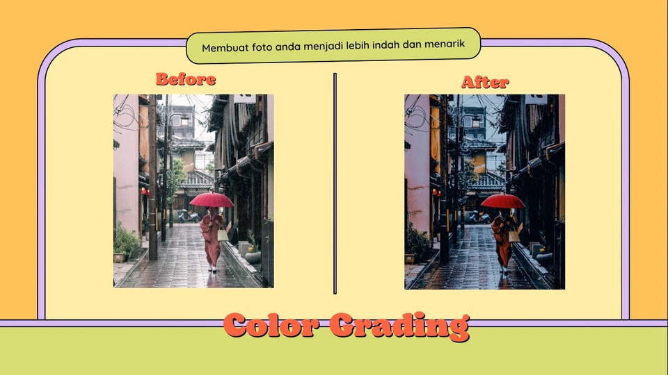 Edit foto color grading agar foto anda lebih indah dan menarik