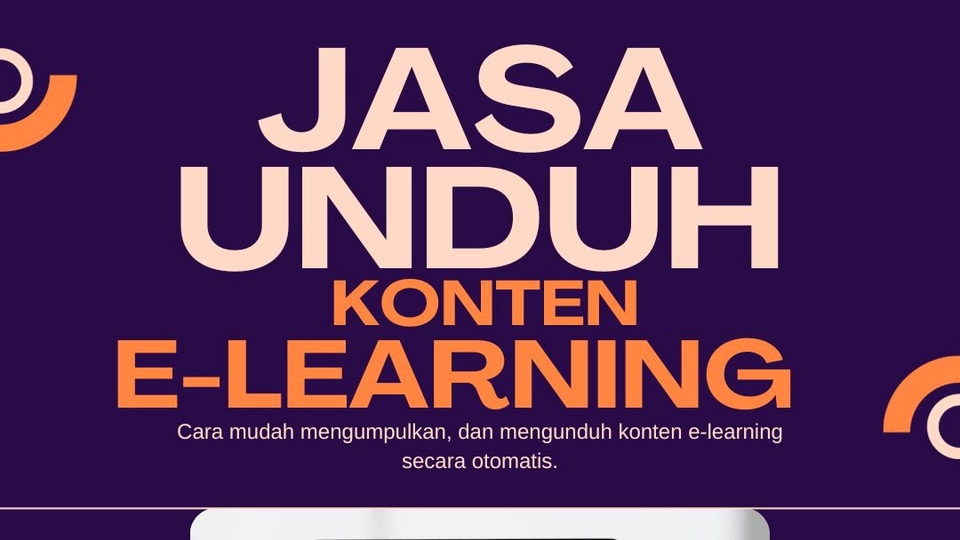 Jasa Unduh Konten E-Learning