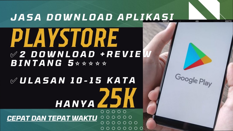 JASA DOWNLOAD APLIKASI PLAYSTORE + REVIEW