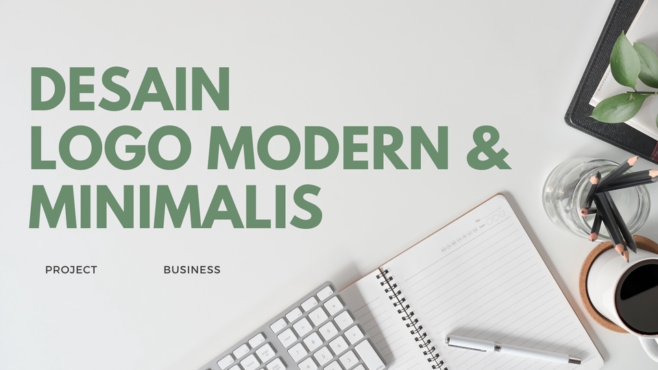 DESAIN LOGO MODERN & MINIMALIS UNTUK PROJEK DAN UMKM